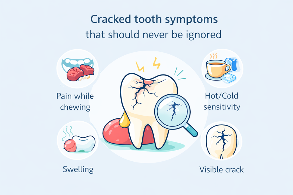 Cracked Tooth Symptoms: 6 Important Early Signs